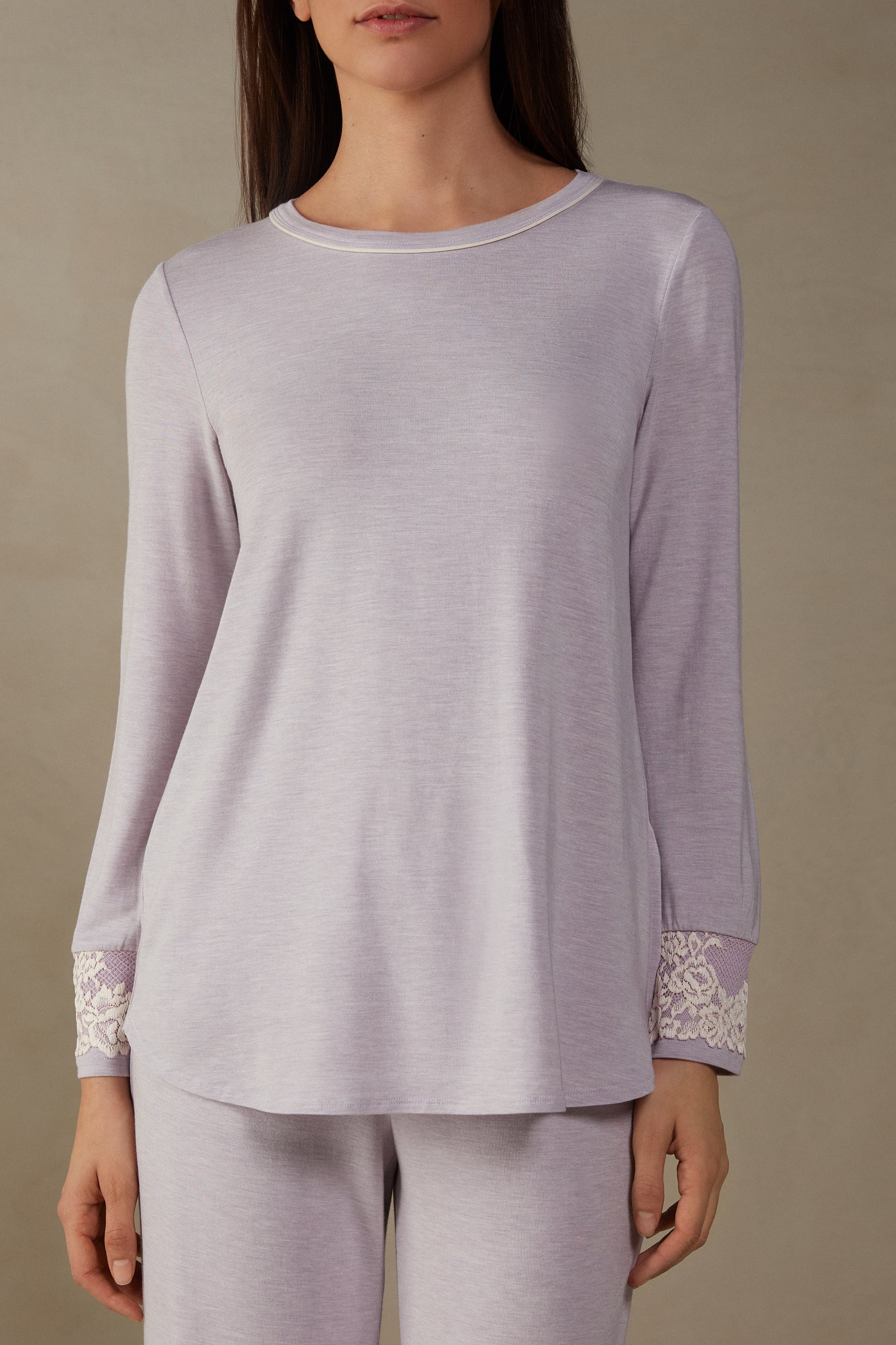 Pretty Flower Modal Pyjama Top | Intimissimi